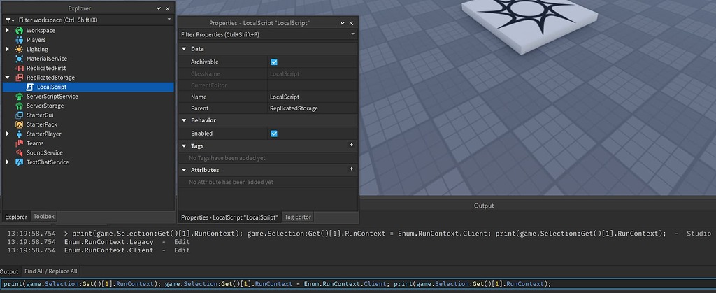 Localscripts Should Show The Runcontext Property As A Readonly Value In The Properties Widget