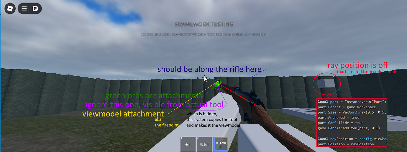 Problem With Getting Position Behind Attachment Based On Lookvector Scripting Support