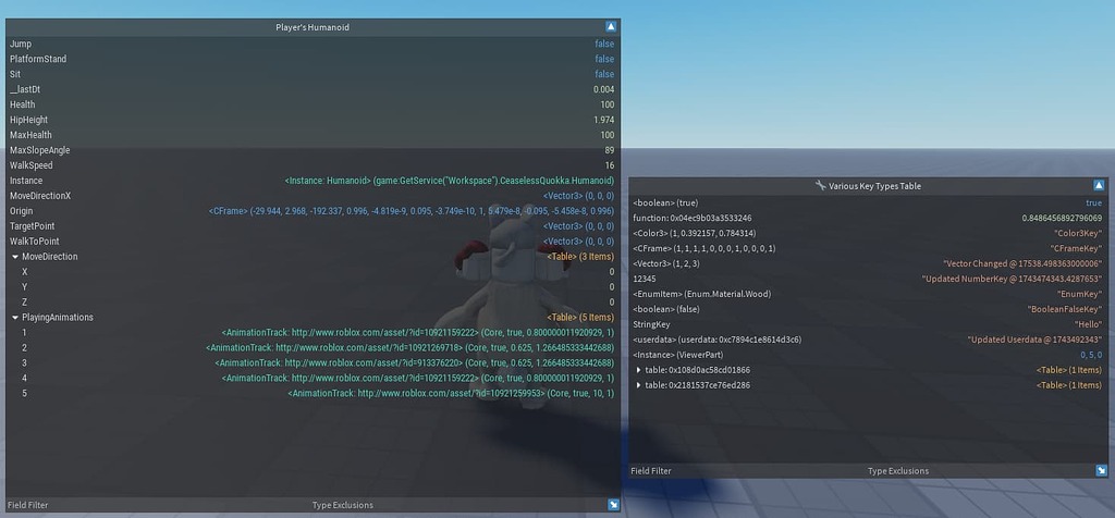 Table Viewer Module - Community Resources - Developer Forum | Roblox