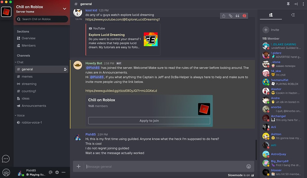 How do I exit a guilded server page? - Platform Usage Support - Developer Forum | Roblox