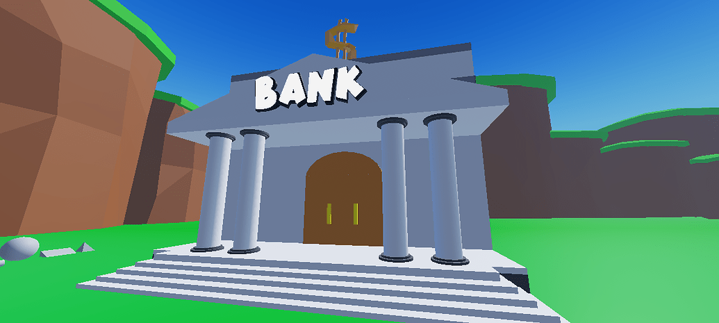 Feedback on a low poly cartoony bank I've made for a map - Creations ...