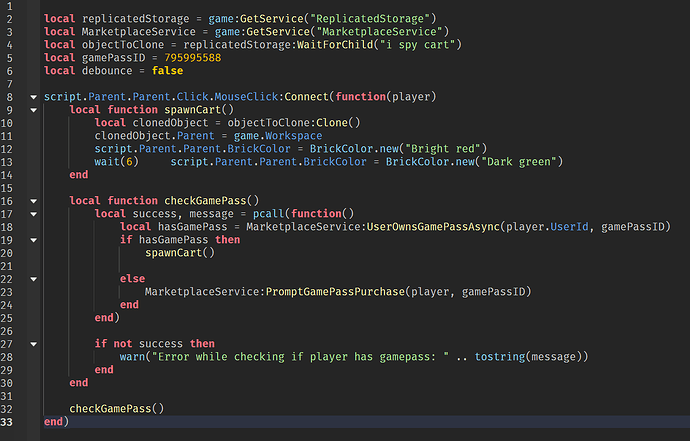 How do I stop spam clicking? - Scripting Support - Developer Forum | Roblox