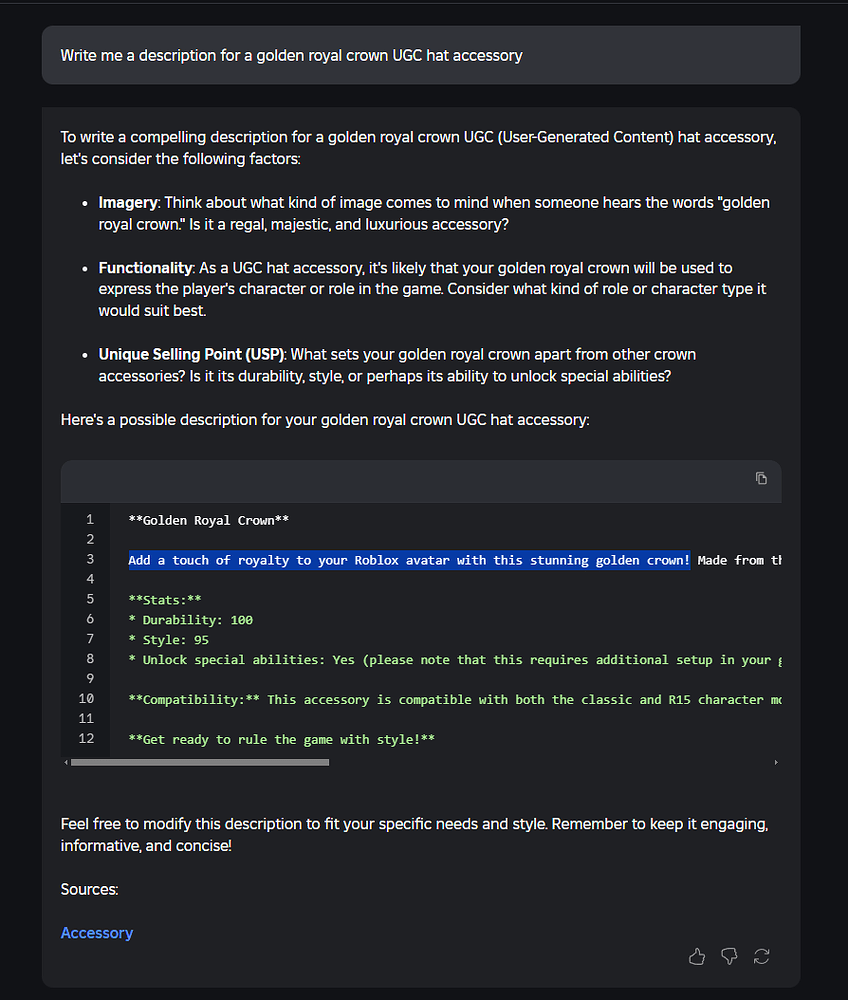 Roblox Assistant on Marketplace Configure Pages - Website Features ...