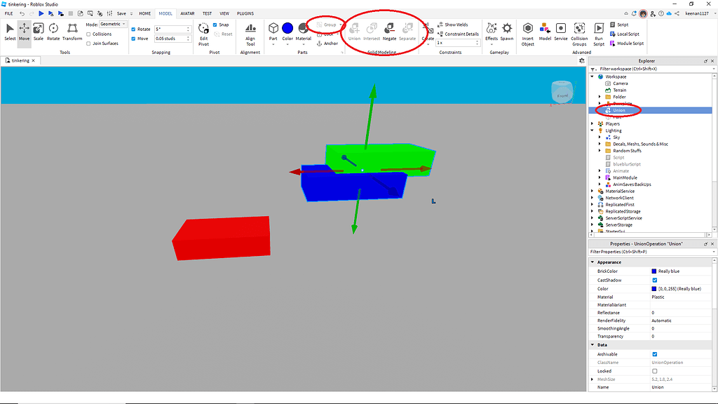 Solid modeling and grouping options in toolbar are buggy when selecting ...