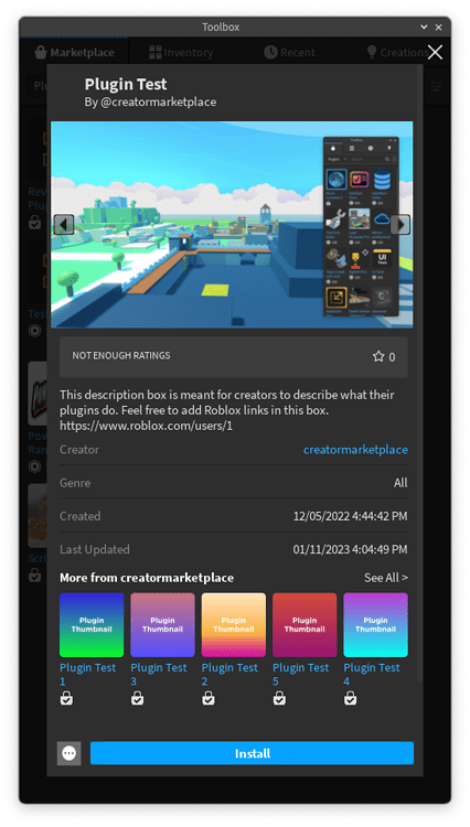 Improved Asset Description Features [Creator Marketplace ...