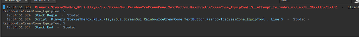 Need Help Scripting A Textbutton To Clone A Tool Scripting Support Developer Forum Roblox