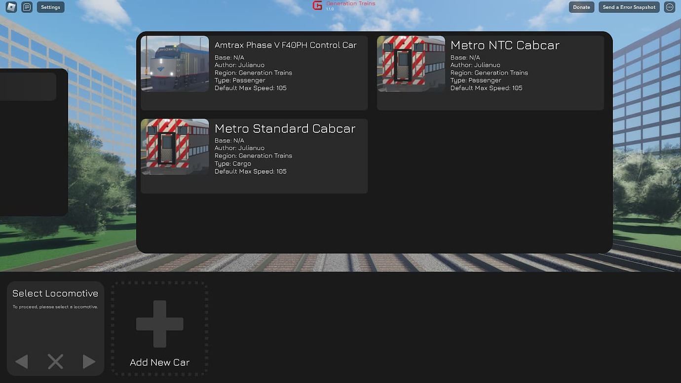 Generation Trains Guide - Bulletin Board - Developer Forum | Roblox