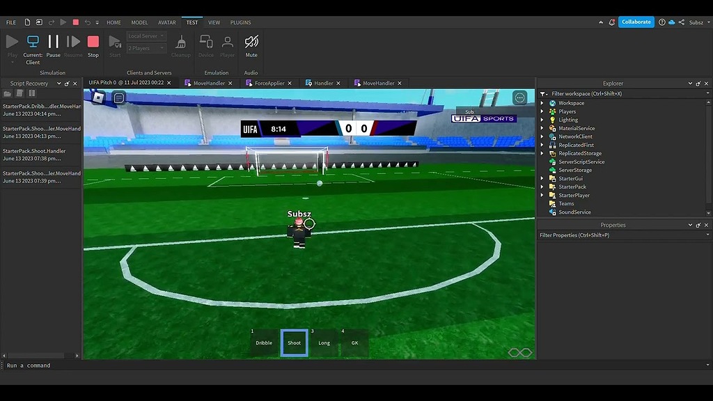Curving Ball using Mover Constraints - Scripting Support - Developer Forum | Roblox