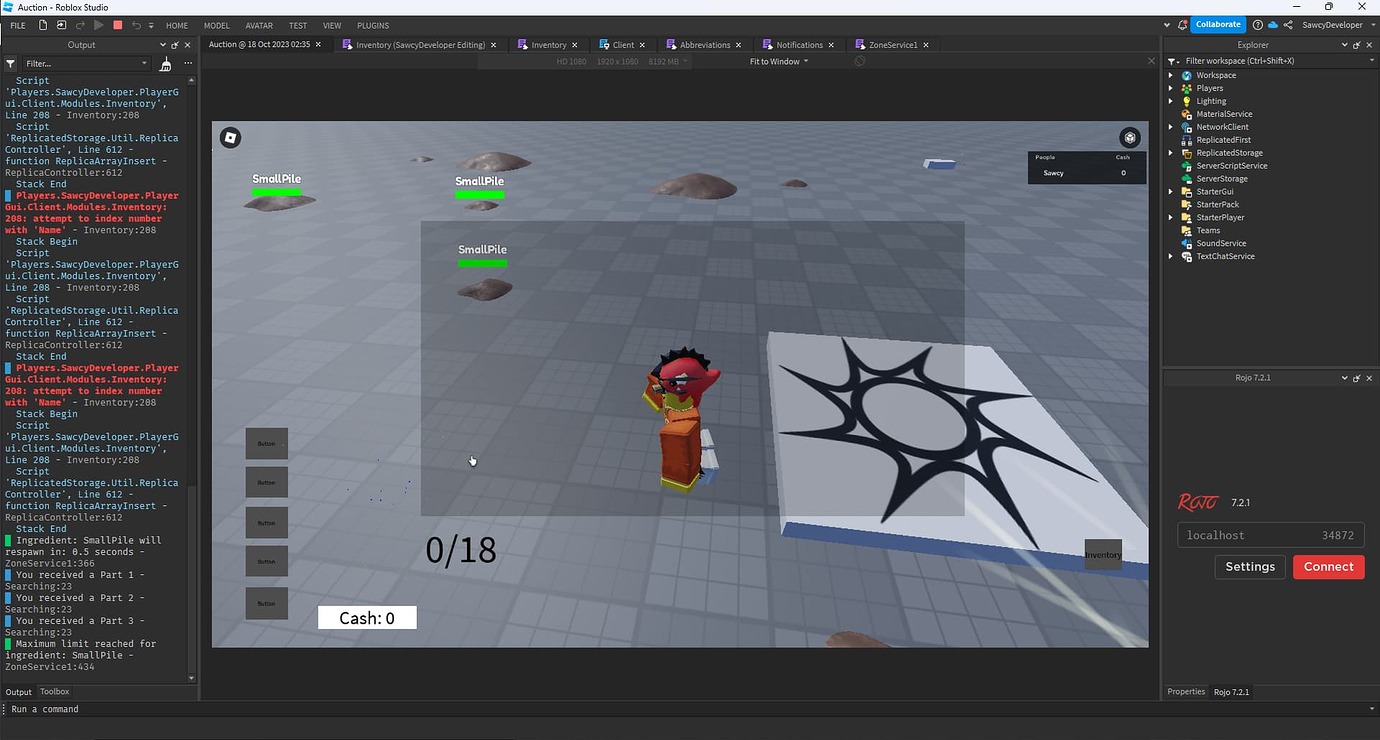 Making an Inventory system with Profile Service and Replica Service ...