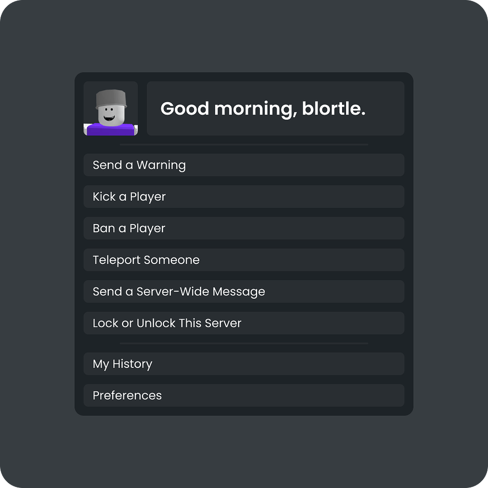BannerUI - A new, modern way to moderate games - Community Resources ...