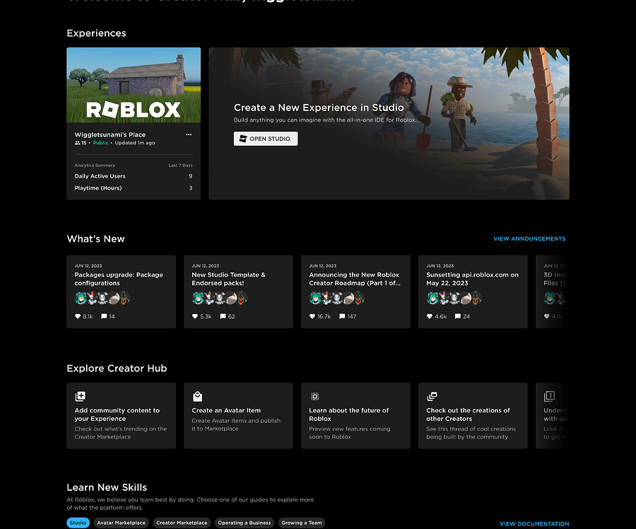 Creator Homepage: All your important updates in one place ...
