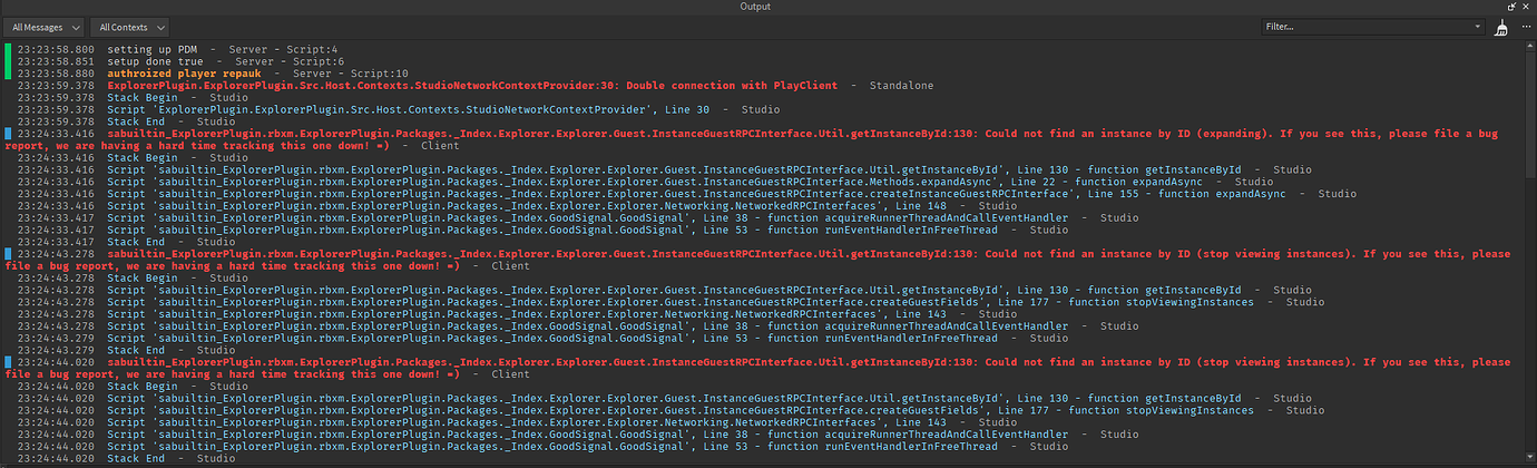 Console error telling me to file a bug report - Other Bugs - Developer ...