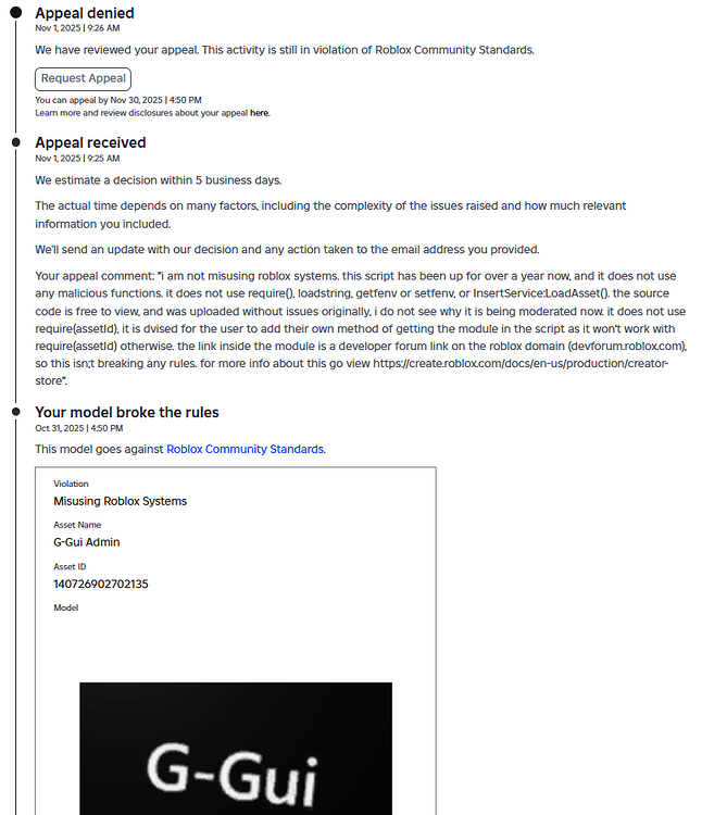 MainModule falsely deleted - Need human review - Platform Usage Support ...