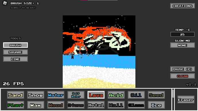 Feedback on 2D Powder and Fluid Simulation Sandbox Game! - Page 2 ...