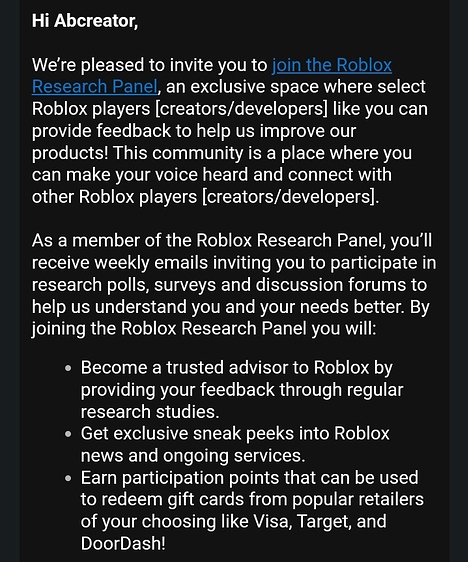 "Roblox Research Panel" is Flawed - Website Features - Developer Forum ...