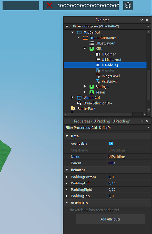 Help with setting position and size - Scripting Support - Developer ...