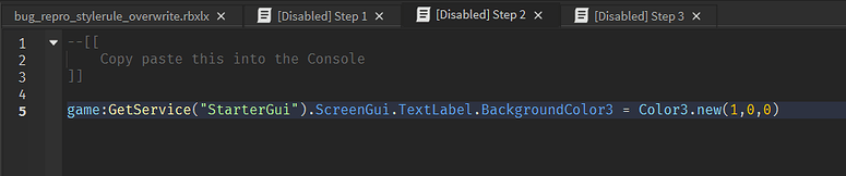 Overwriting a property manually on an Instance that is being ...