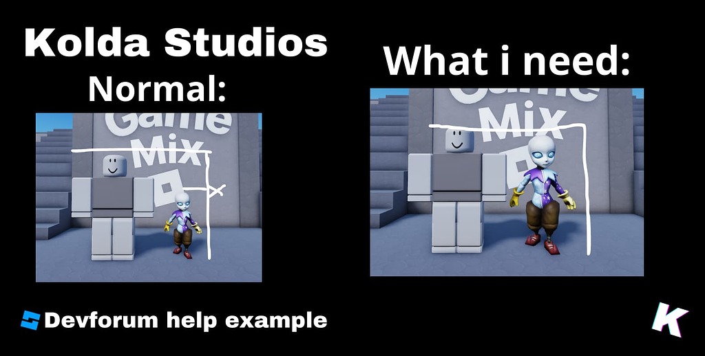 Is there a way to put the avatar size to a specific size? (I dont want make my game R6 ...