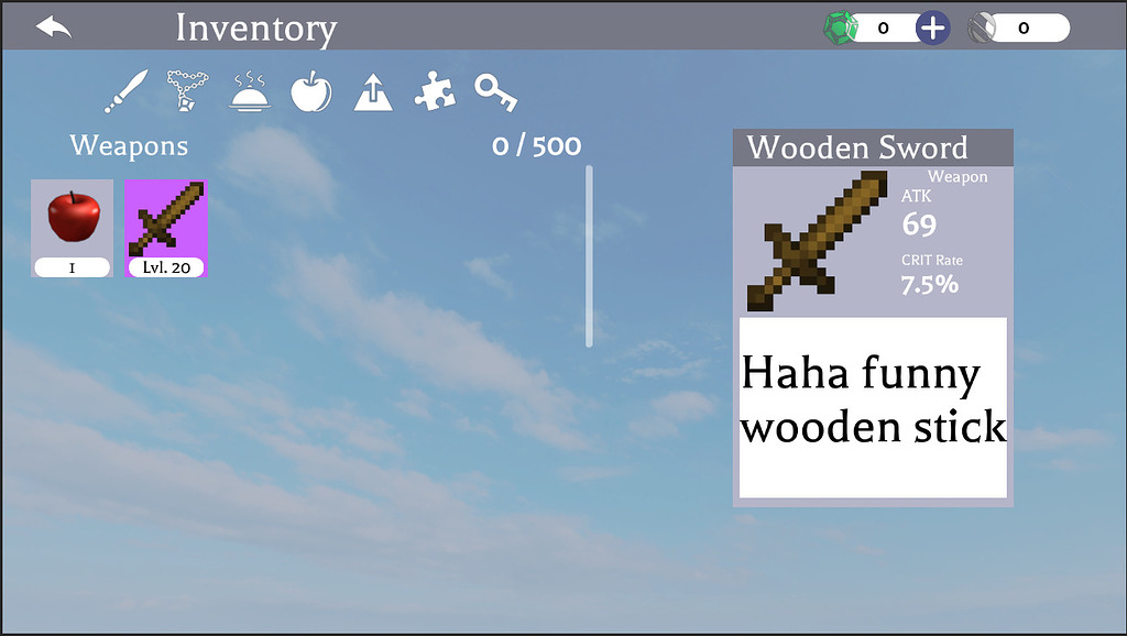 Thoughts on backpack GUI? - Creations Feedback - Developer Forum | Roblox