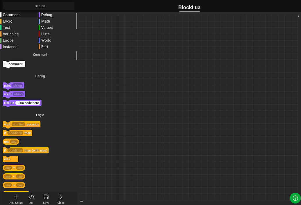 BlockLua | Roblox Visual Scripting like Scratch! - Page 6 - Community ...