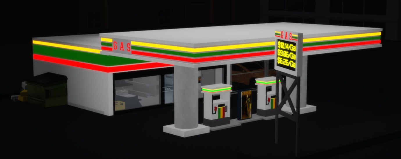 Feedback on my Gas Station build - Creations Feedback - Developer Forum ...