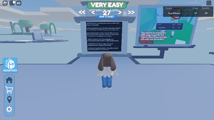 Make Frame Visible If In Certain Sections Scripting Support Developer Forum Roblox