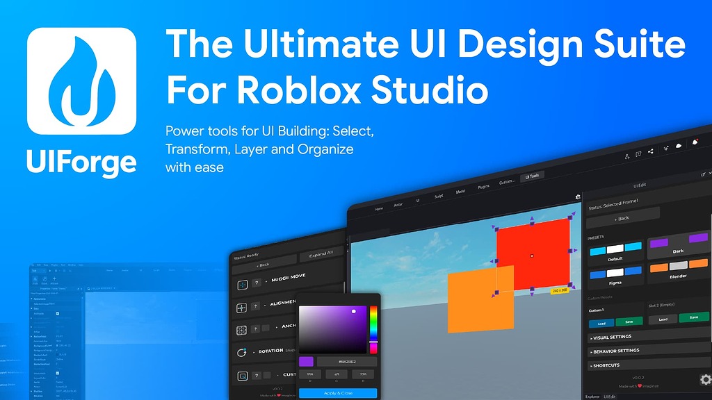 UIForge - The Ultimate UI Design Suite for Roblox Studio - Community Resources - Developer Forum ...