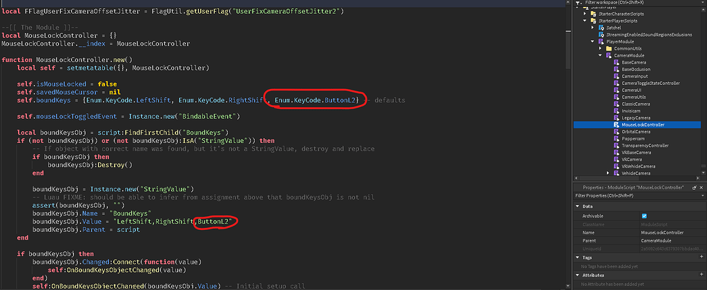 Shiftlock for Console is not working - Scripting Support - Developer Forum | Roblox