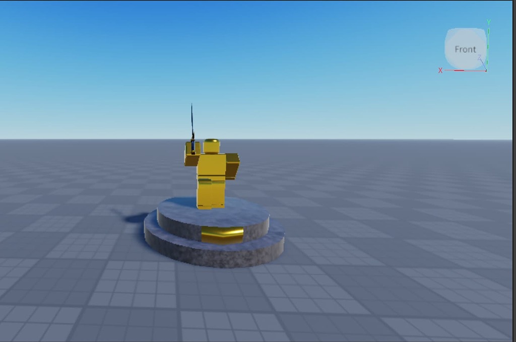 Statue model I made recently to practice working with rigs. FEEDBACK ...