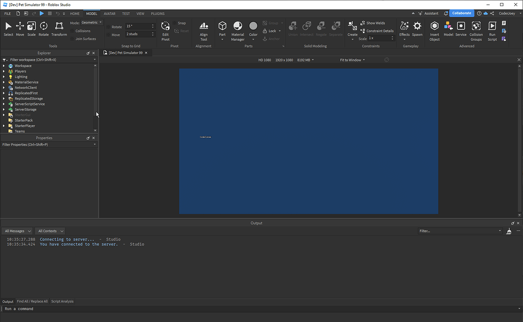Studio bottom bar now takes up the whole screen, cannot use my original ...