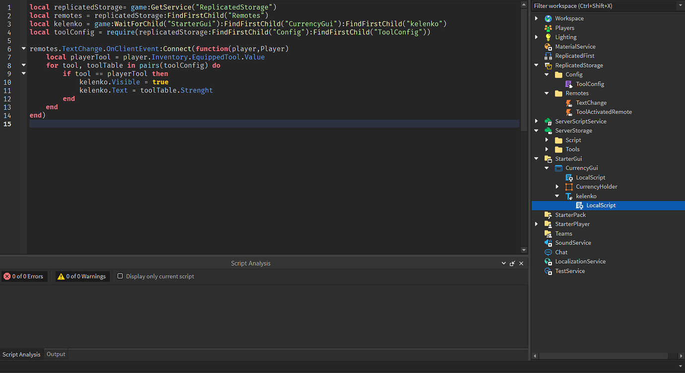 How to change text label's Text with a event - Scripting Support - Developer Forum | Roblox