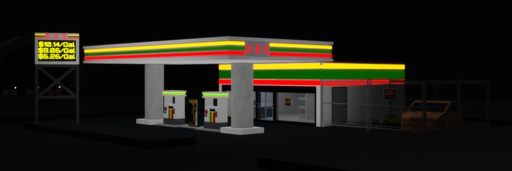 Feedback on my Gas Station build - Creations Feedback - Developer Forum ...