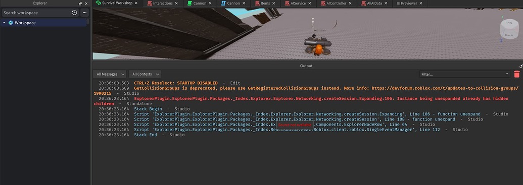 New Explorer breaks when you collapse and expand everything - Studio Bugs - Developer Forum | Roblox