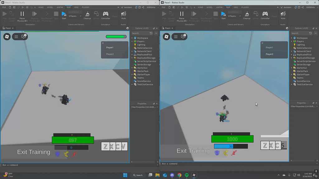 Forces created locally on a player character have severe replication delay no matter what is ...