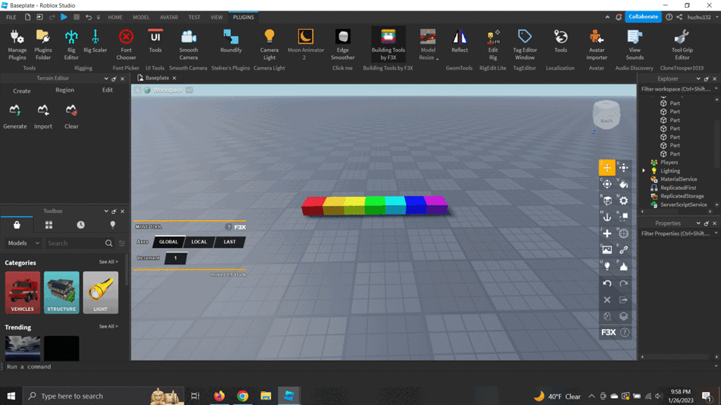 How to make cycling rainbow bricks? - Scripting Support - Developer Forum | Roblox
