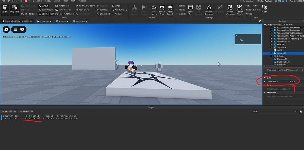 Why can't a variable be used in a tweens position? - Scripting Support - Developer Forum | Roblox