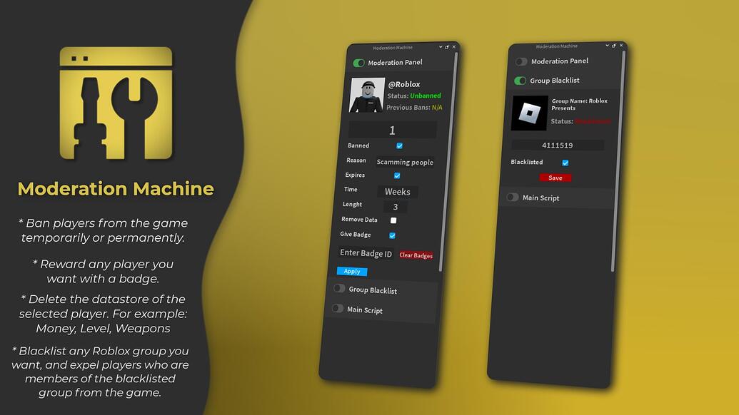 Moderation Machine Plugin - Bulletin Board - Developer Forum | Roblox