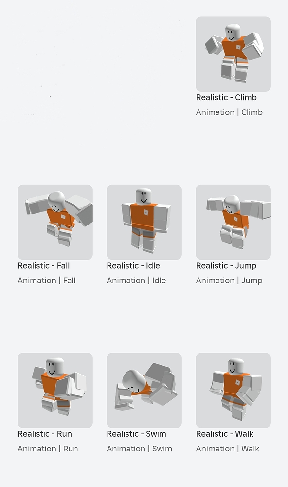 New Bold Animation Pack has inconsistent thumbnails compared to other ...
