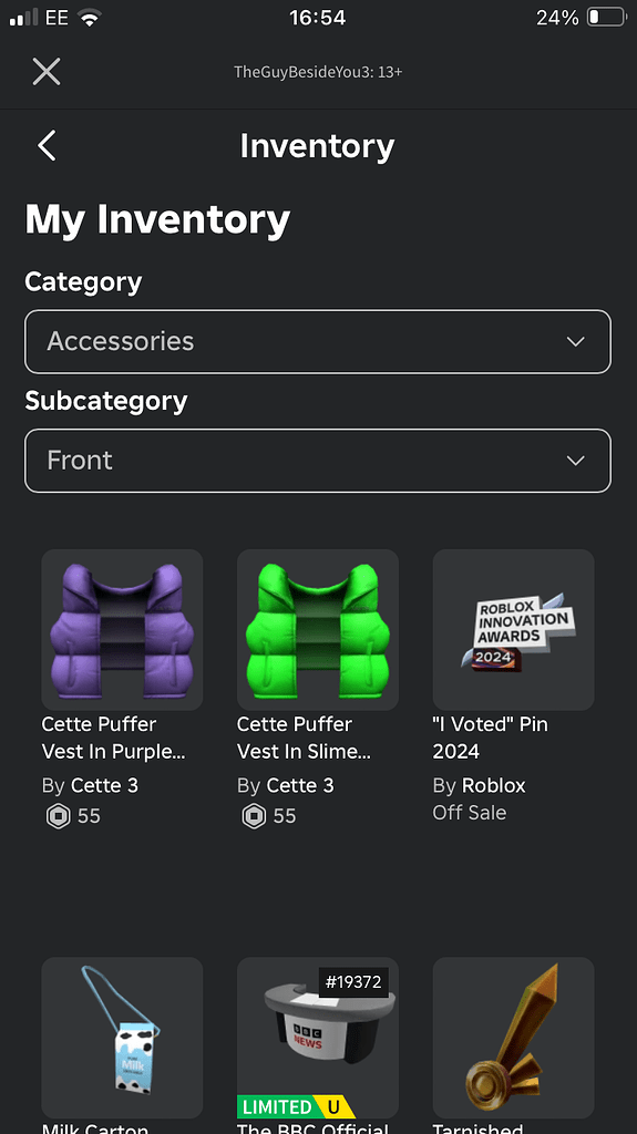 DevRel Items Bug - Forum Bugs - Developer Forum | Roblox