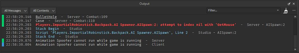 Attempt to index nil - Scripting Support - Developer Forum | Roblox