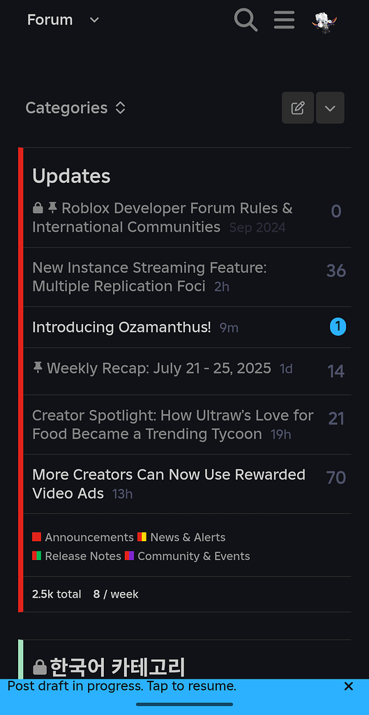Draft banner on mobile has squished alignment on text and buttons - Forum Bugs - Developer Forum ...