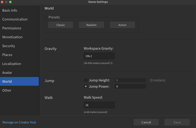 How to disable character's Jump completely? - Scripting Support - Developer Forum | Roblox