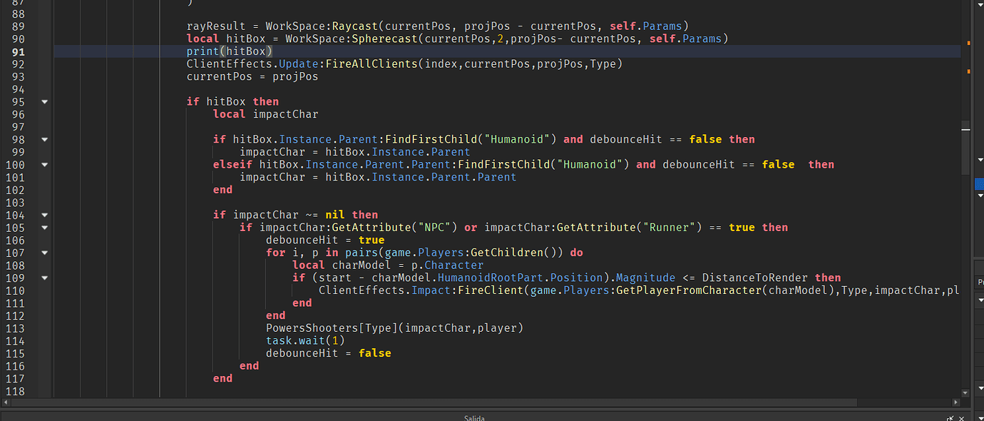 Problem with shapecast giving error - Scripting Support - Developer Forum | Roblox