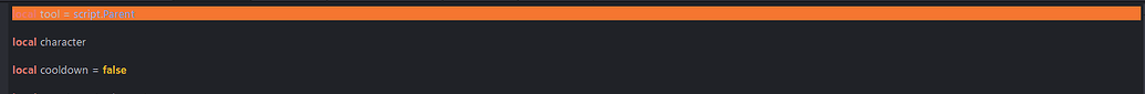 Why is my code being marked orange? - Scripting Support - Developer ...