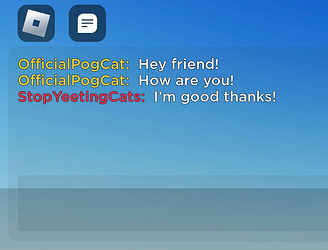 Would you **want** something like this for the Roblox chat system ...