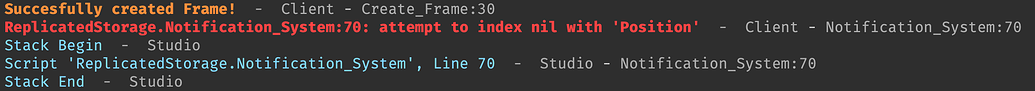 " attempt to index nil with 'Position' " in Modules - Scripting Support ...