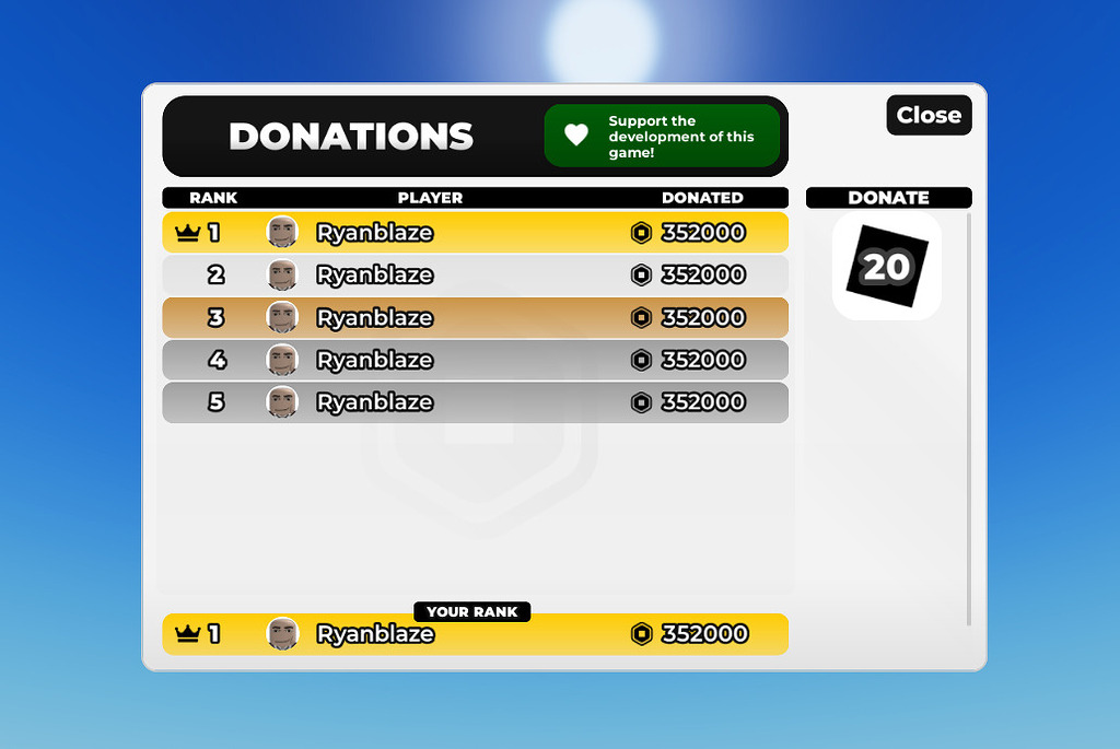 Feedback on my donation gui? - Creations Feedback - Developer Forum ...