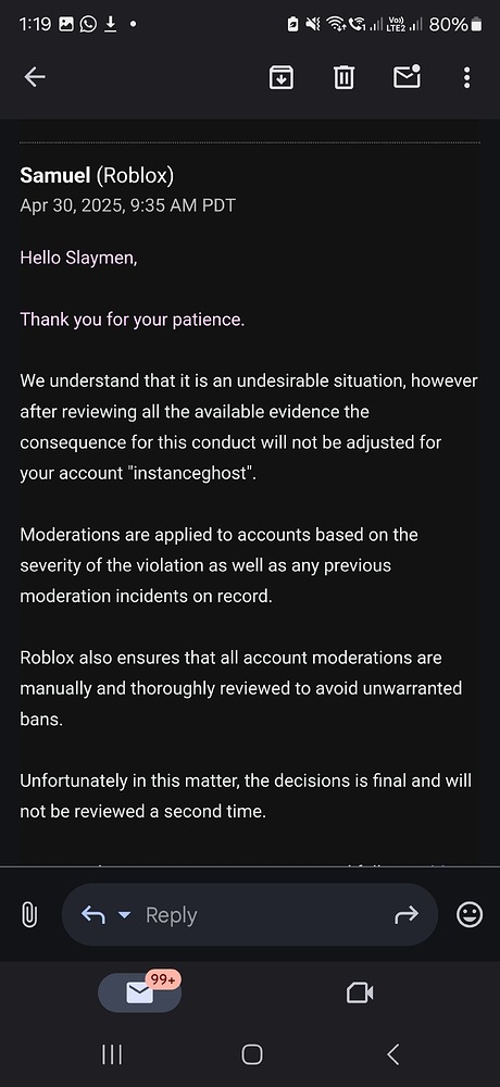 Account Falsely Terminated - Platform Usage Support - Developer Forum ...