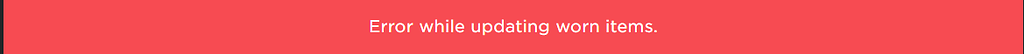 Unable to Edit Avatar - Roblox Application and Website Bugs - Developer ...
