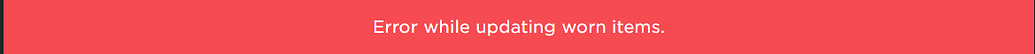 Unable to Edit Avatar - Roblox Application and Website Bugs - Developer ...